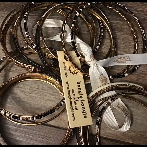 Amrita Singh | Jewelry | Bangle Bangle Amrita Singh 8pc Bangle Set Nwt ...